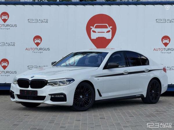 White BMW 540 2018 in Taurage, with an engine capacity of 3.00 L and mileage of 247 thousand km for 21990 €, photo 1 on AUTOMOTO.COM.LV