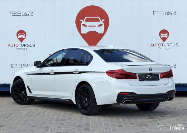 White BMW 540 2018 in Taurage, with an engine capacity of 3.00 L and mileage of 247 thousand km for 21990 €, photo 7 on AUTOMOTO.COM.LV