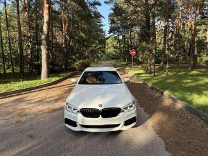 White BMW 540 2018 in Kaunas, with an engine capacity of 2.99 L and mileage of 169 thousand km for 28500 €, photo 8 on AUTOMOTO.COM.LV