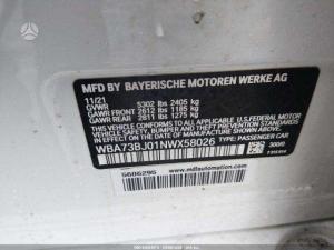 Balts BMW 540 2022 Klaipėda, ar dzinēja tilpumu 3.00 L un nobraukumu 73 tūkst. km par 18200 €, foto 10 vietnē AUTOMOTO.COM.LV