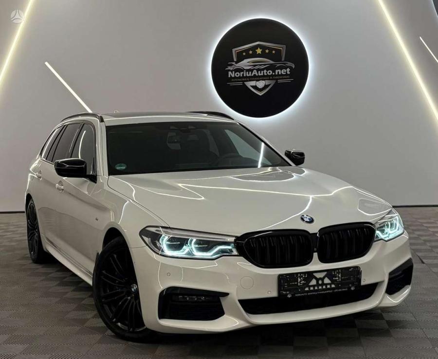 White BMW 540 2018 in Marijampole, with an engine capacity of 2.99 L and mileage of 261 thousand km for 23999 €, photo 1 on AUTOMOTO.COM.LV