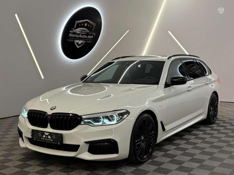 White BMW 540 2018 in Marijampole, with an engine capacity of 2.99 L and mileage of 261 thousand km for 23999 €, photo 7 on AUTOMOTO.COM.LV
