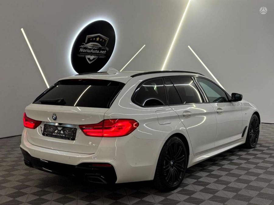 White BMW 540 2018 in Marijampole, with an engine capacity of 2.99 L and mileage of 261 thousand km for 23999 €, photo 42 on AUTOMOTO.COM.LV