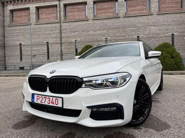 White BMW 540 2018 in Alytus, with an engine capacity of 3.00 L and mileage of 290 thousand km for 18950 €, photo 1 on AUTOMOTO.COM.LV