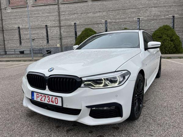 White BMW 540 2018 in Alytus, with an engine capacity of 3.00 L and mileage of 290 thousand km for 18950 €, photo 5 on AUTOMOTO.COM.LV