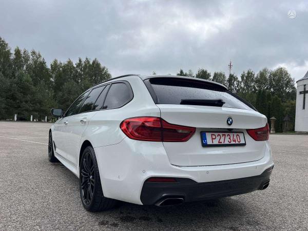 White BMW 540 2018 in Alytus, with an engine capacity of 3.00 L and mileage of 290 thousand km for 18950 €, photo 6 on AUTOMOTO.COM.LV