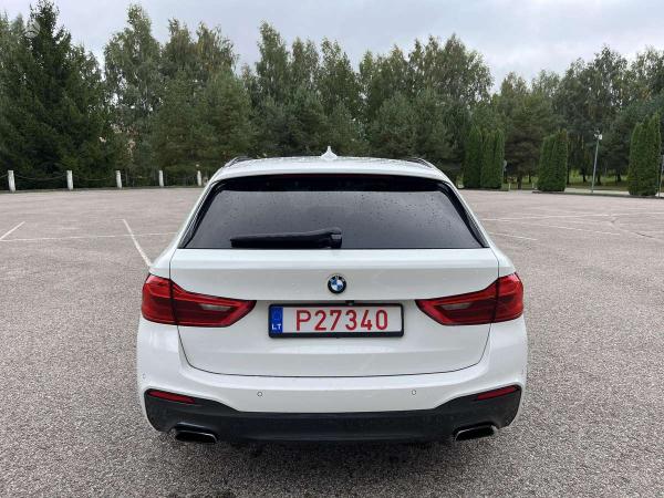 White BMW 540 2018 in Alytus, with an engine capacity of 3.00 L and mileage of 290 thousand km for 18950 €, photo 7 on AUTOMOTO.COM.LV