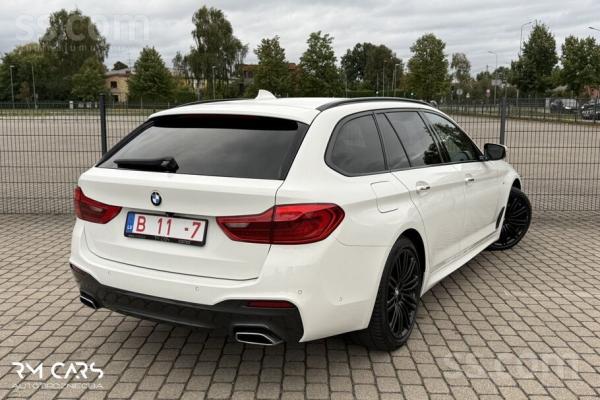 White BMW 540 2018 in Jelgava, with an engine capacity of 3.00 L and mileage of 0 thousand km for 19900 €, photo 5 on AUTOMOTO.COM.LV
