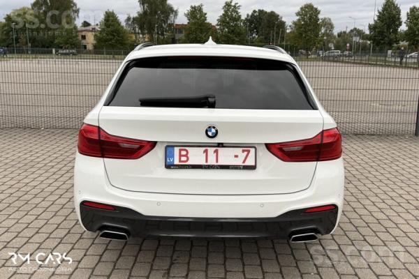 White BMW 540 2018 in Jelgava, with an engine capacity of 3.00 L and mileage of 0 thousand km for 19900 €, photo 7 on AUTOMOTO.COM.LV
