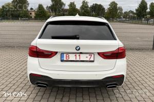 White BMW 540 2018 in Jelgava, with an engine capacity of 3.00 L and mileage of 0 thousand km for 19900 €, photo 7 on AUTOMOTO.COM.LV