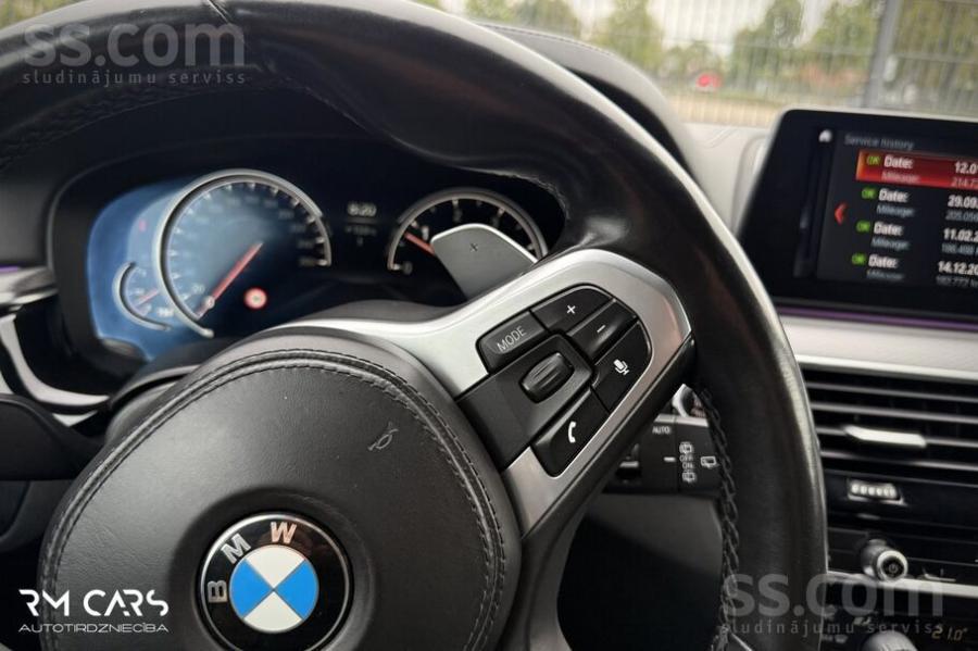 White BMW 540 2018 in Jelgava, with an engine capacity of 3.00 L and mileage of 0 thousand km for 19900 €, photo 23 on AUTOMOTO.COM.LV