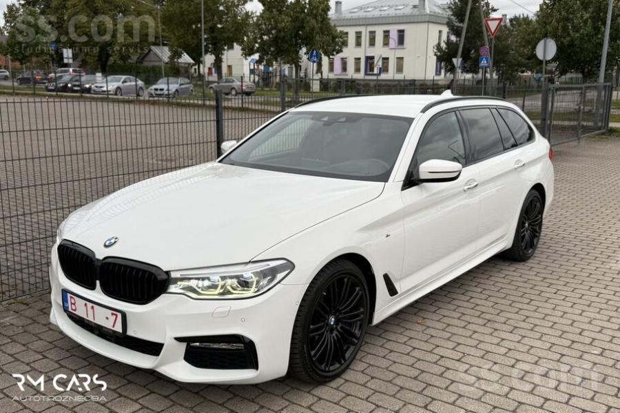 White BMW 540 2018 in Jelgava, with an engine capacity of 3.00 L and mileage of 0 thousand km for 19900 €, photo 34 on AUTOMOTO.COM.LV
