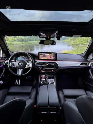 Black BMW 545 2020 in Vilnius, with an engine capacity of 3.00 L and mileage of 100 thousand km for 44000 €, photo 37 on AUTOMOTO.COM.LV