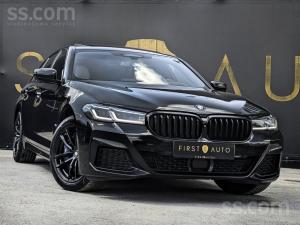 Черный БМВ 545 2021 в Тукумс, объемом двигателя 3.00 л и пробегом 124 тыс. км за 44990 €, фото  на AUTOMOTO.COM.LV