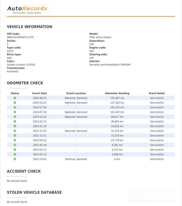 Melns BMW 545 2022 Rīga, ar dzinēja tilpumu 3.00 L un nobraukumu 158 tūkst. km par 39900 €, foto 9 vietnē AUTOMOTO.COM.LV