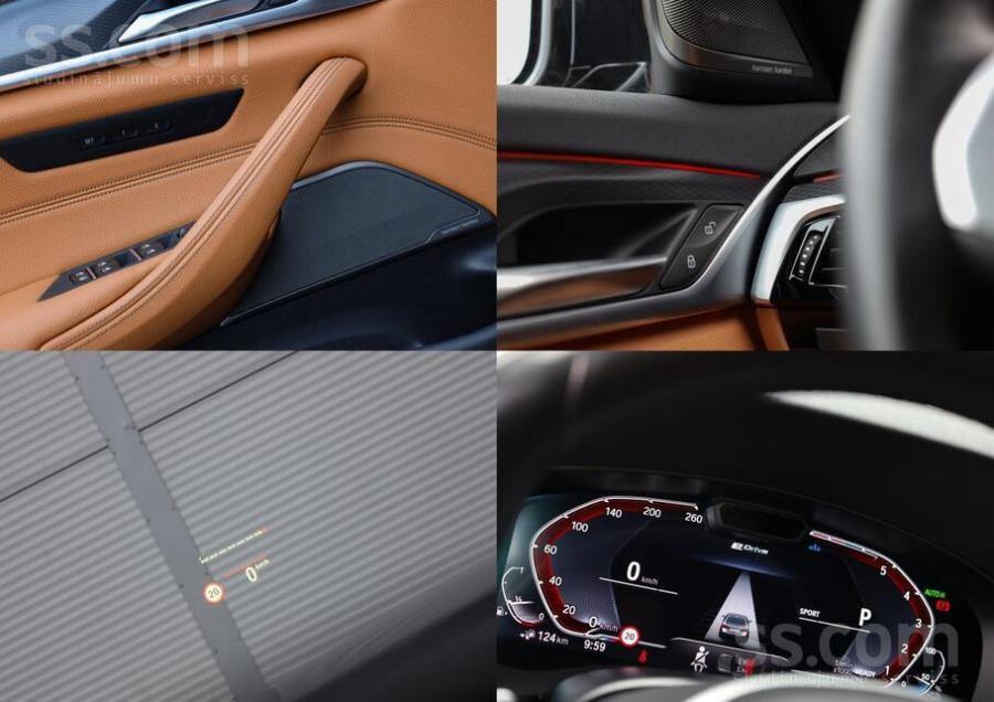 Melns BMW 545 2022 Rīga, ar dzinēja tilpumu 3.00 L un nobraukumu 89 tūkst. km par 41995 €, foto 29 vietnē AUTOMOTO.COM.LV