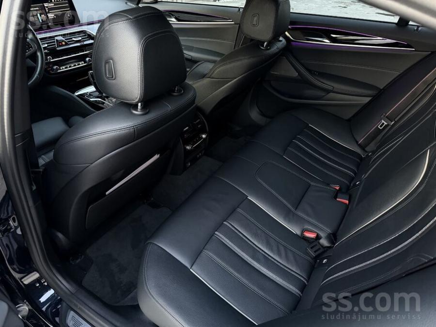 Blue BMW 545 2022 in Riga, with an engine capacity of 3.00 L and mileage of 69 thousand km for 45000 €, photo 15 on AUTOMOTO.COM.LV