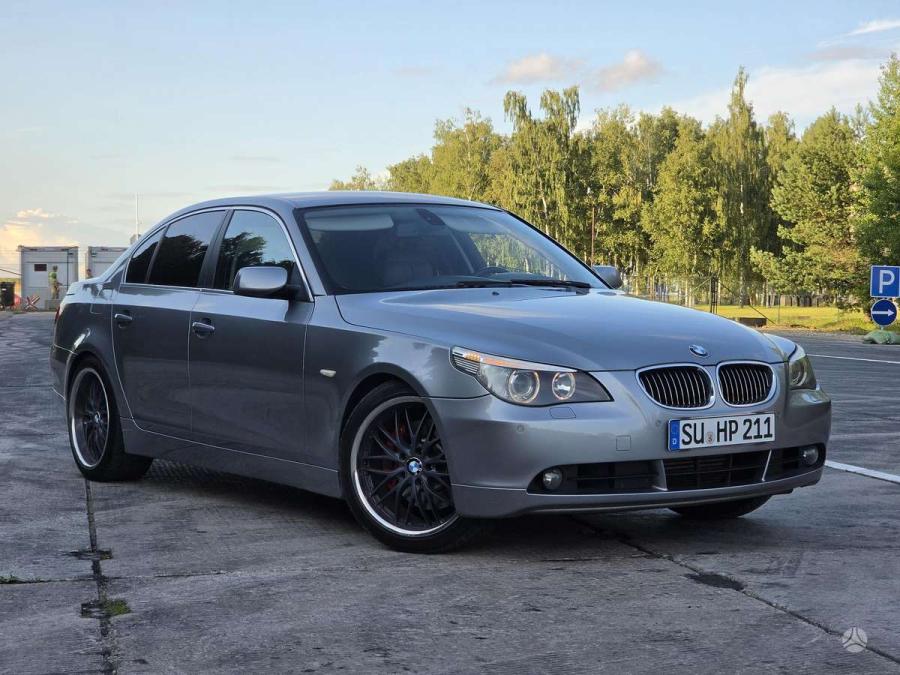 Pelēks BMW 545 2005 Šauļi, ar dzinēja tilpumu 0.00 L un nobraukumu 264 tūkst. km par 6700 €, foto 3 vietnē AUTOMOTO.COM.LV