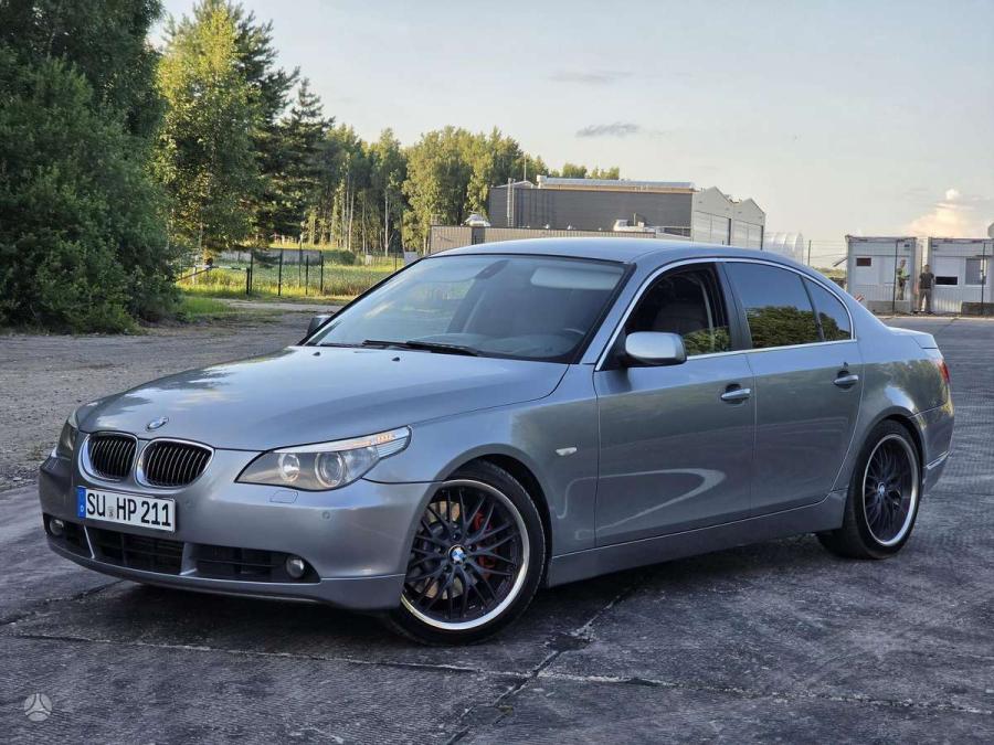 Pelēks BMW 545 2005 Šauļi, ar dzinēja tilpumu 0.00 L un nobraukumu 264 tūkst. km par 6700 €, foto 10 vietnē AUTOMOTO.COM.LV