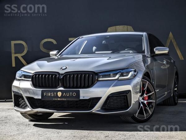 Pelēks BMW 545 2021 Tukums, ar dzinēja tilpumu 3.00 L un nobraukumu 155 tūkst. km par 41990 €, foto 2 vietnē AUTOMOTO.COM.LV