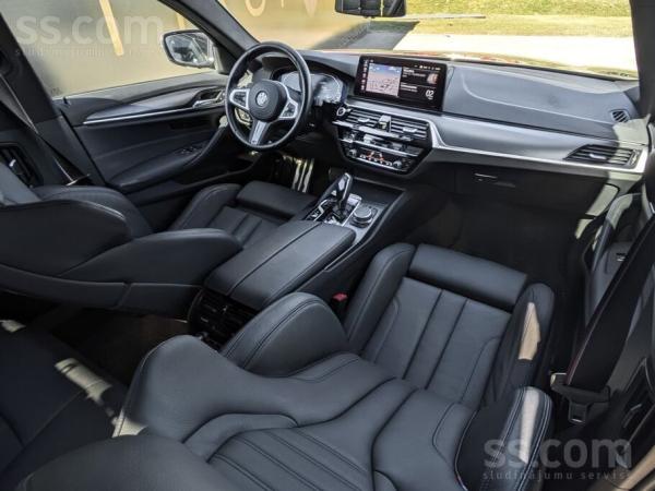 Pelēks BMW 545 2021 Tukums, ar dzinēja tilpumu 3.00 L un nobraukumu 155 tūkst. km par 41990 €, foto 5 vietnē AUTOMOTO.COM.LV