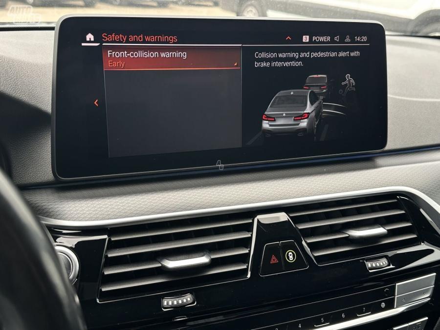 Grey BMW 545 2021 in Kaunas, with an engine capacity of 3.00 L and mileage of 130 thousand km for 34771 €, photo 26 on AUTOMOTO.COM.LV