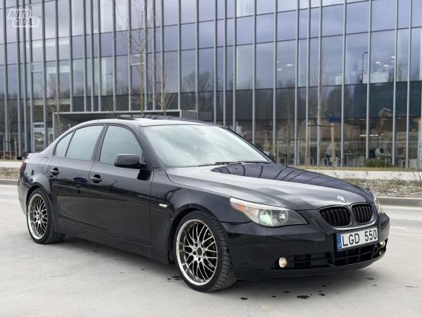 Black BMW 550 2007 in Vilnius, with an engine capacity of 4.80 L and mileage of 318 thousand km for 4950 €, photo 1 on AUTOMOTO.COM.LV