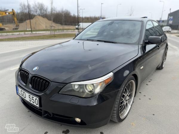 Black BMW 550 2007 in Vilnius, with an engine capacity of 4.80 L and mileage of 318 thousand km for 4950 €, photo 6 on AUTOMOTO.COM.LV