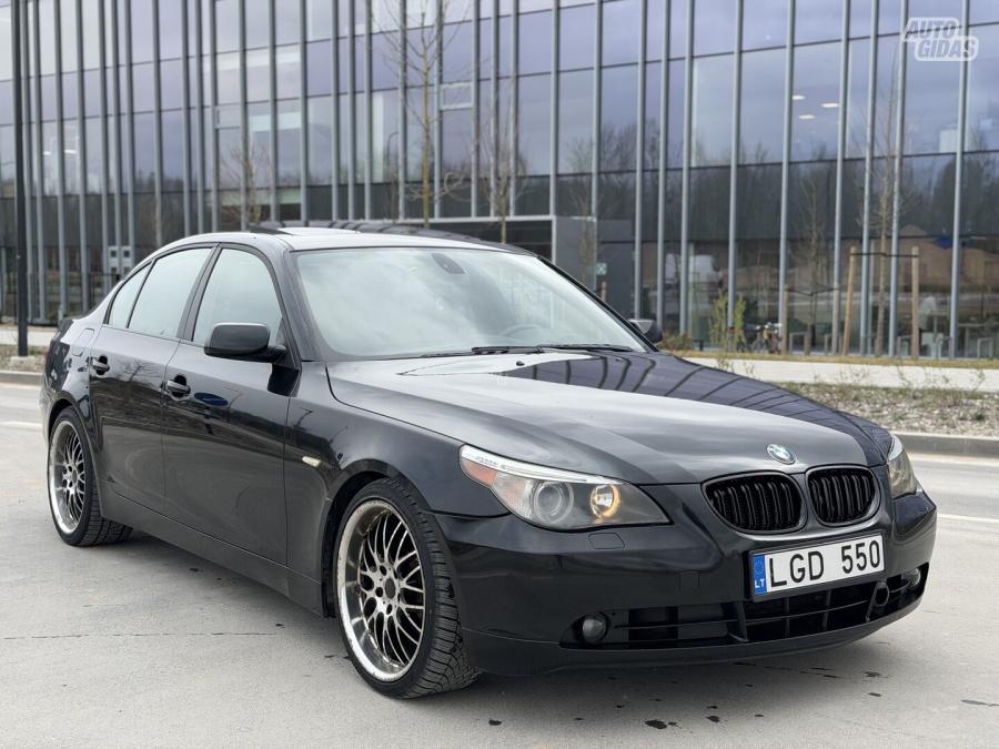 Black BMW 550 2007 in Vilnius, with an engine capacity of 5.00 L and mileage of 318 thousand km for 4950 €, photo 6 on AUTOMOTO.COM.LV