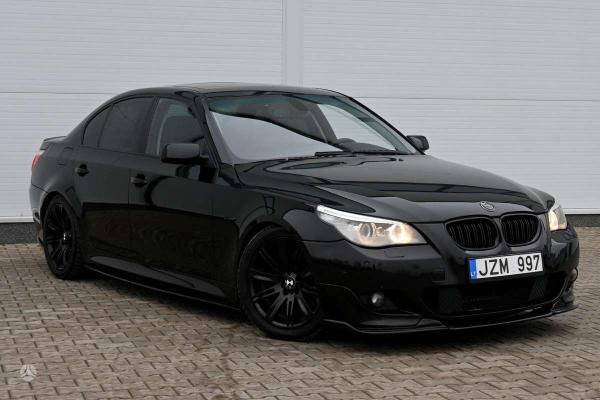 Black BMW 550 2008 in Kretinga, with an engine capacity of 5.00 L and mileage of 321 thousand km for 9499 €, photo 1 on AUTOMOTO.COM.LV
