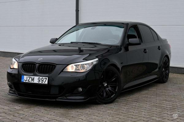 Black BMW 550 2008 in Kretinga, with an engine capacity of 5.00 L and mileage of 321 thousand km for 9499 €, photo 3 on AUTOMOTO.COM.LV