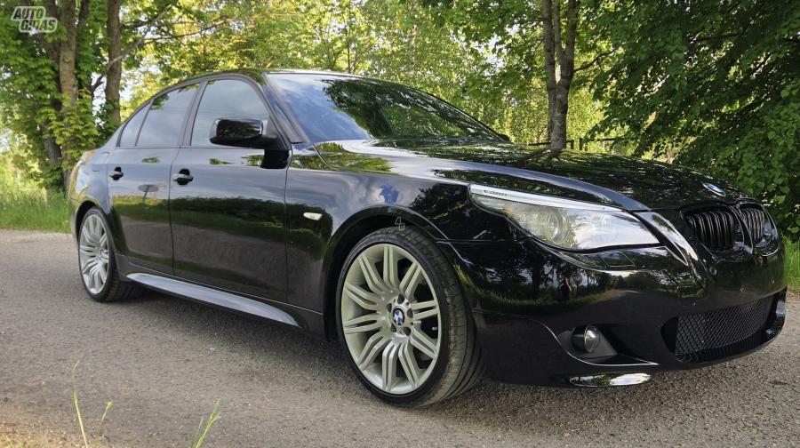 Black BMW 550 2008 in Radviliskis, with an engine capacity of 4.80 L and mileage of 242 thousand km for 7600 €, photo 11 on AUTOMOTO.COM.LV