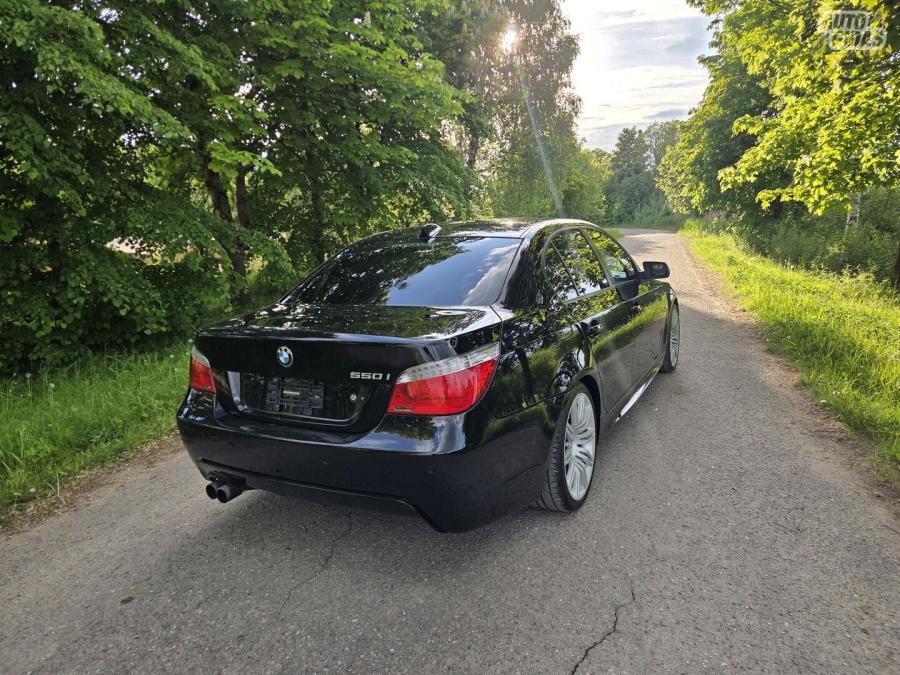 Black BMW 550 2008 in Radviliskis, with an engine capacity of 4.80 L and mileage of 242 thousand km for 7600 €, photo 13 on AUTOMOTO.COM.LV