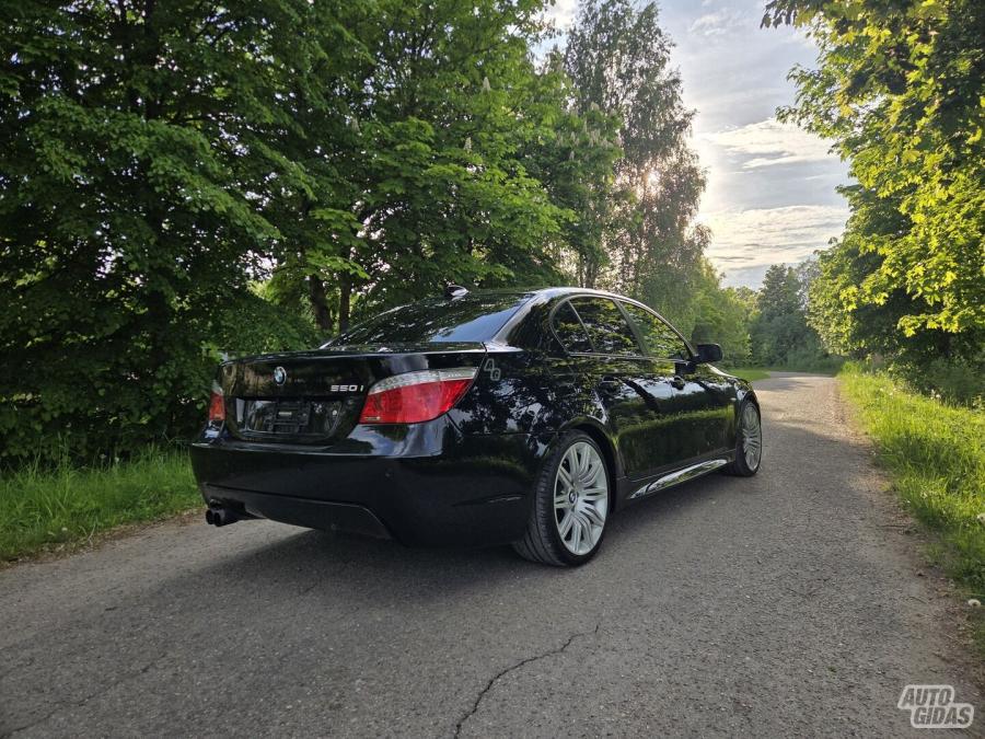 Black BMW 550 2008 in Radviliskis, with an engine capacity of 4.80 L and mileage of 242 thousand km for 7600 €, photo 14 on AUTOMOTO.COM.LV