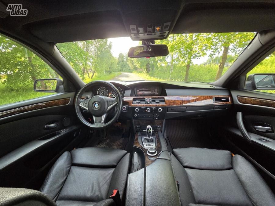 Black BMW 550 2008 in Radviliskis, with an engine capacity of 4.80 L and mileage of 242 thousand km for 7600 €, photo 17 on AUTOMOTO.COM.LV