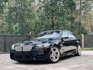 Black BMW 550 2012 in Riga, with an engine capacity of 3.00 L and mileage of 135 thousand km for 15900 €, photo 3 on AUTOMOTO.COM.LV