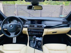 Black BMW 550 2012 in Riga, with an engine capacity of 3.00 L and mileage of 135 thousand km for 15900 €, photo 8 on AUTOMOTO.COM.LV