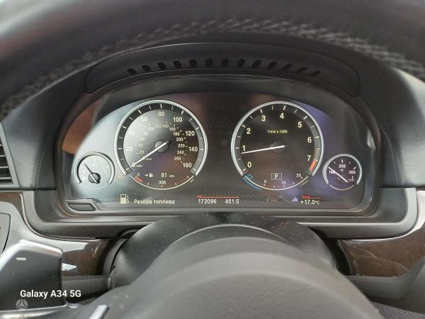 Black BMW 550 2015 in Siauliai, with an engine capacity of 4.40 L and mileage of 172 thousand km for 18000 €, photo 10 on AUTOMOTO.COM.LV