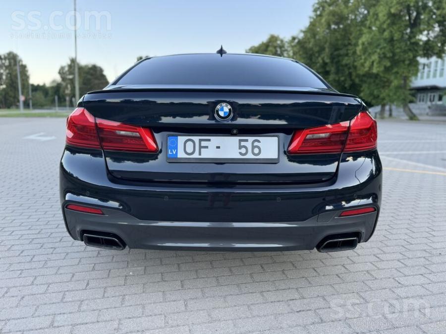 Black BMW 550 2017 in Jelgava, with an engine capacity of 4.40 L and mileage of 121 thousand km for 33000 €, photo 6 on AUTOMOTO.COM.LV