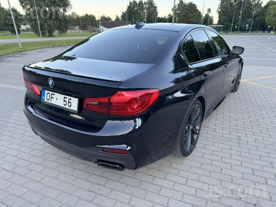 Black BMW 550 2017 in Jelgava, with an engine capacity of 4.40 L and mileage of 121 thousand km for 33000 €, photo 7 on AUTOMOTO.COM.LV