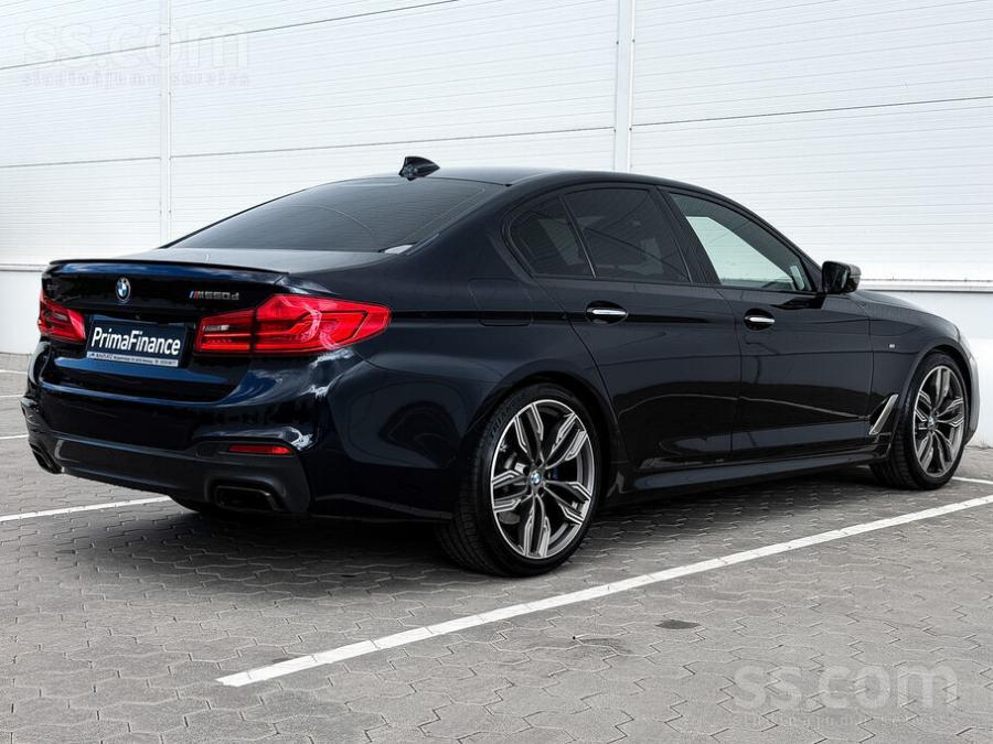 Black BMW 550 2018 in Riga, with an engine capacity of 3.00 L and mileage of 0 thousand km for 27500 €, photo 3 on AUTOMOTO.COM.LV