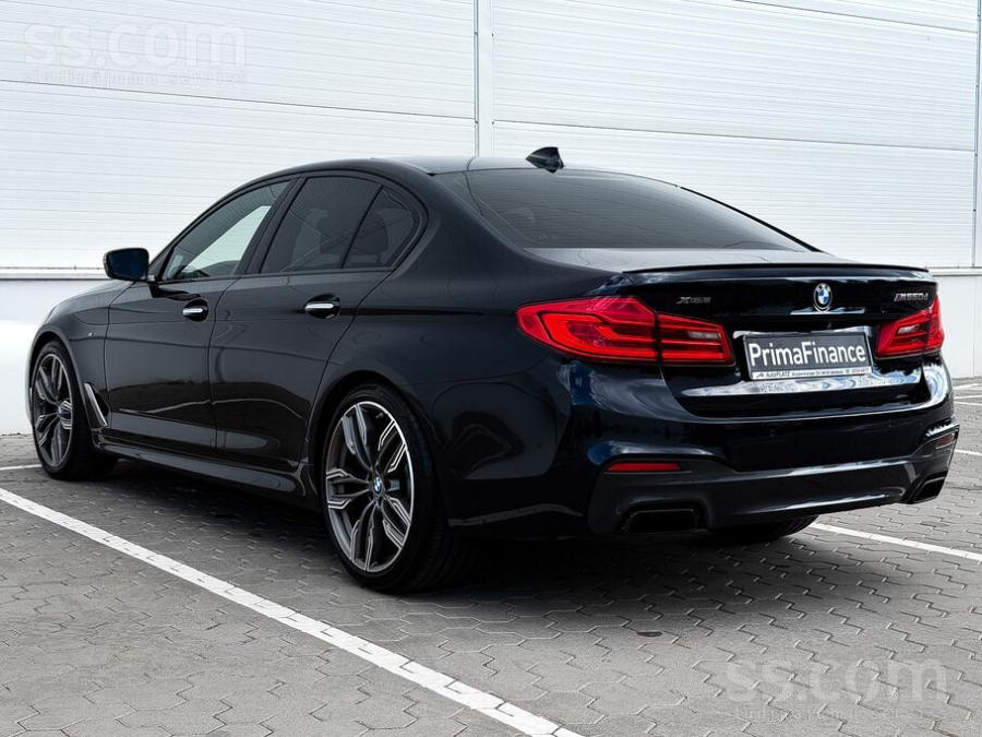 Black BMW 550 2018 in Riga, with an engine capacity of 3.00 L and mileage of 0 thousand km for 27500 €, photo 5 on AUTOMOTO.COM.LV