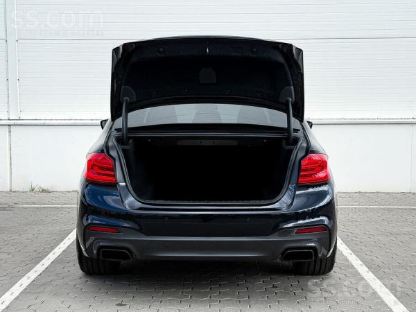Black BMW 550 2018 in Riga, with an engine capacity of 3.00 L and mileage of 0 thousand km for 27500 €, photo 8 on AUTOMOTO.COM.LV