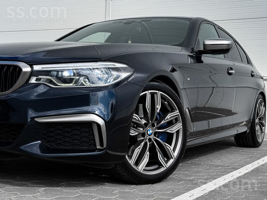 Black BMW 550 2018 in Riga, with an engine capacity of 3.00 L and mileage of 0 thousand km for 27500 €, photo 15 on AUTOMOTO.COM.LV