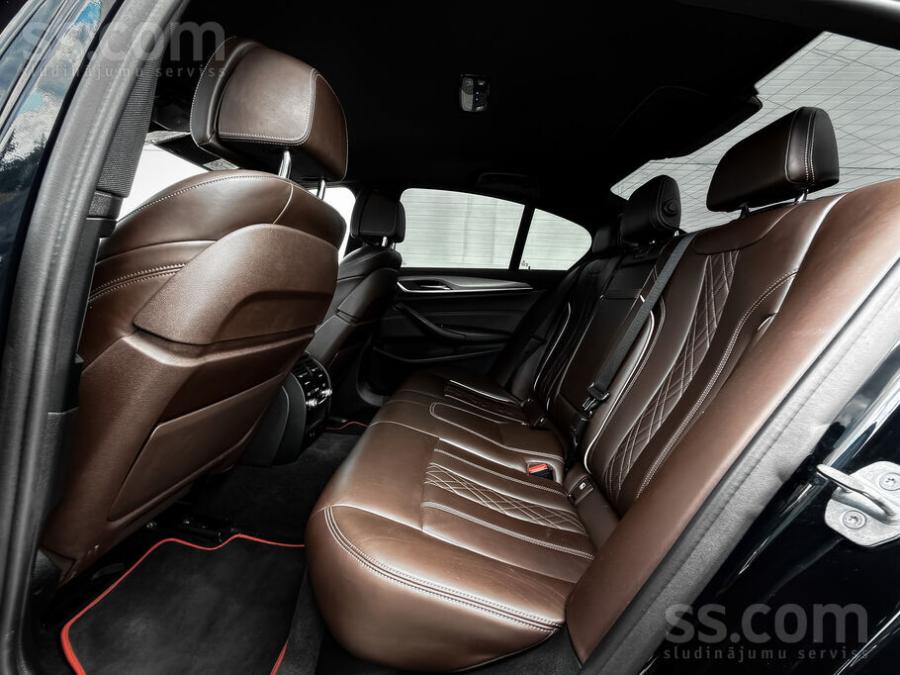 Black BMW 550 2018 in Riga, with an engine capacity of 3.00 L and mileage of 0 thousand km for 27500 €, photo 18 on AUTOMOTO.COM.LV