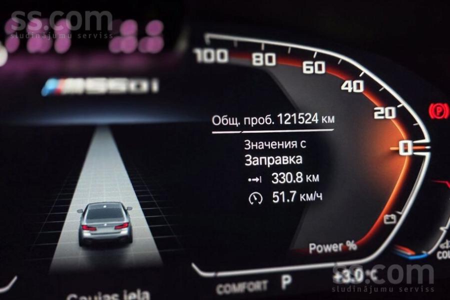 Melns BMW 550 2021 Rīga, ar dzinēja tilpumu 4.40 L un nobraukumu 122 tūkst. km par 52490 €, foto 35 vietnē AUTOMOTO.COM.LV