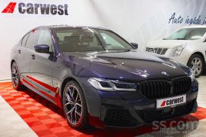 Black BMW 550 2021 in Riga, with an engine capacity of 4.40 L and mileage of 104 thousand km for 48490 €, photo 4 on AUTOMOTO.COM.LV