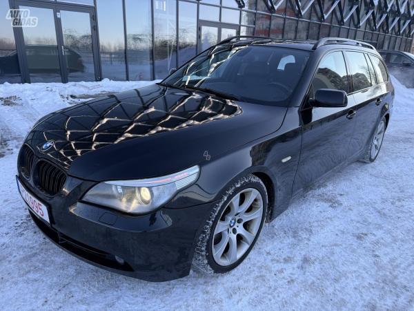Black BMW 550 2006 in Vilnius, with an engine capacity of 4.80 L and mileage of 353 thousand km for 5850 €, photo 2 on AUTOMOTO.COM.LV