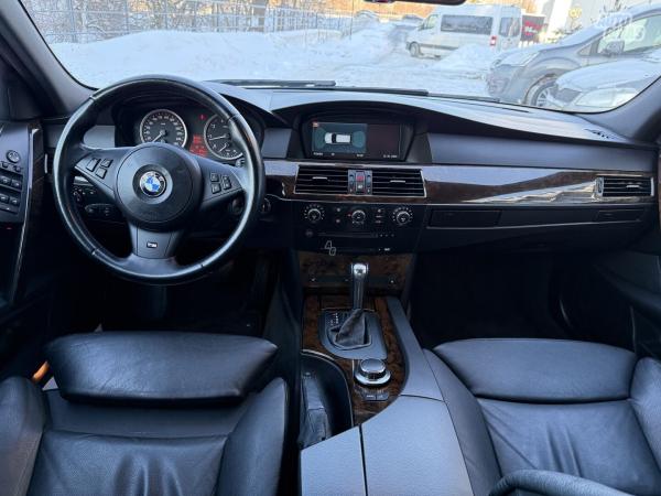 Black BMW 550 2006 in Vilnius, with an engine capacity of 4.80 L and mileage of 353 thousand km for 5850 €, photo 8 on AUTOMOTO.COM.LV