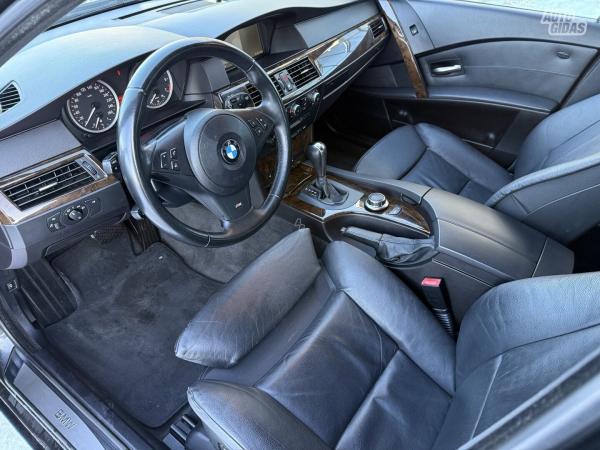 Black BMW 550 2006 in Vilnius, with an engine capacity of 4.80 L and mileage of 353 thousand km for 5850 €, photo 9 on AUTOMOTO.COM.LV